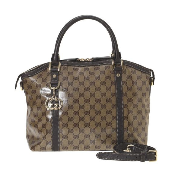Gucci | Bags | Gg Crystal Interlocking G Two Way Shoulder Bag | Poshmark